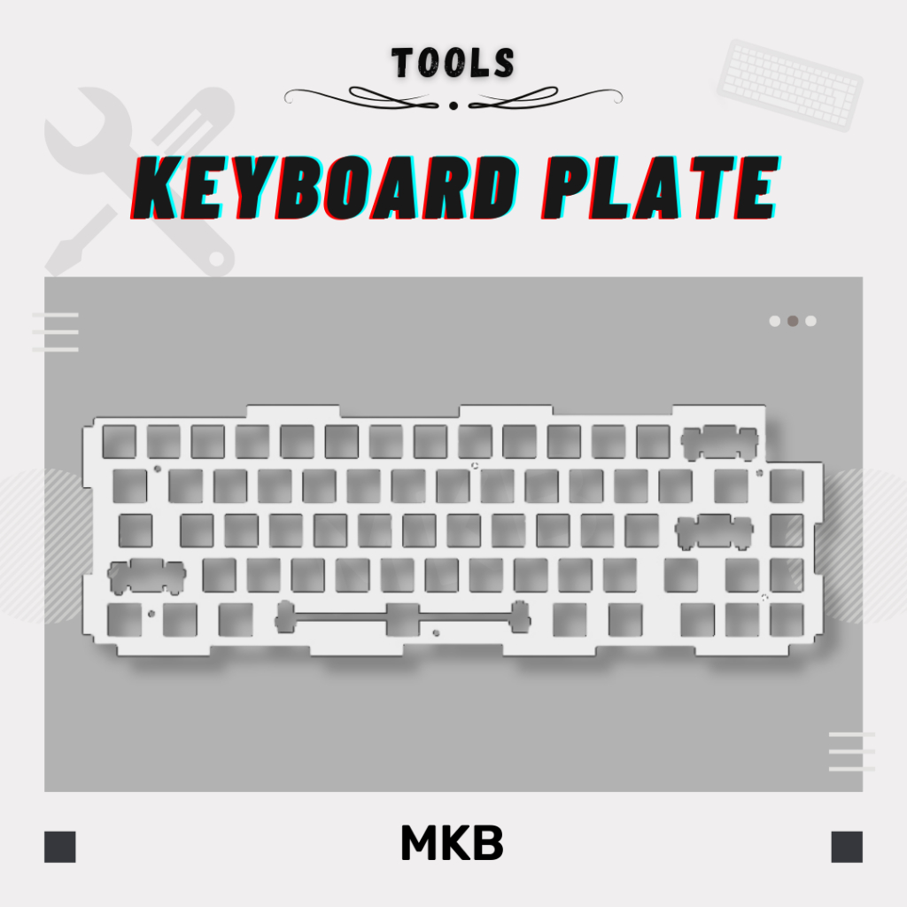 Custom Keyboard Plate for Mechanical Keyboard - PP - Carbon Fibre ...