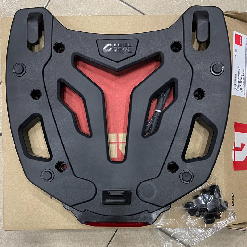 GIVI M3XN-S (M3) BASE PLATE + SCREW SET & LIGHT FOR MONOKEY LOCK BOX ALUMINIUM BOX BASE PLATE FG ...