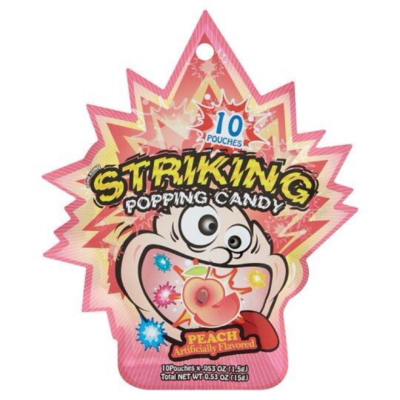 Striking Pop Popping Candy 15gm (10 pouches) Halal | Shopee Philippines
