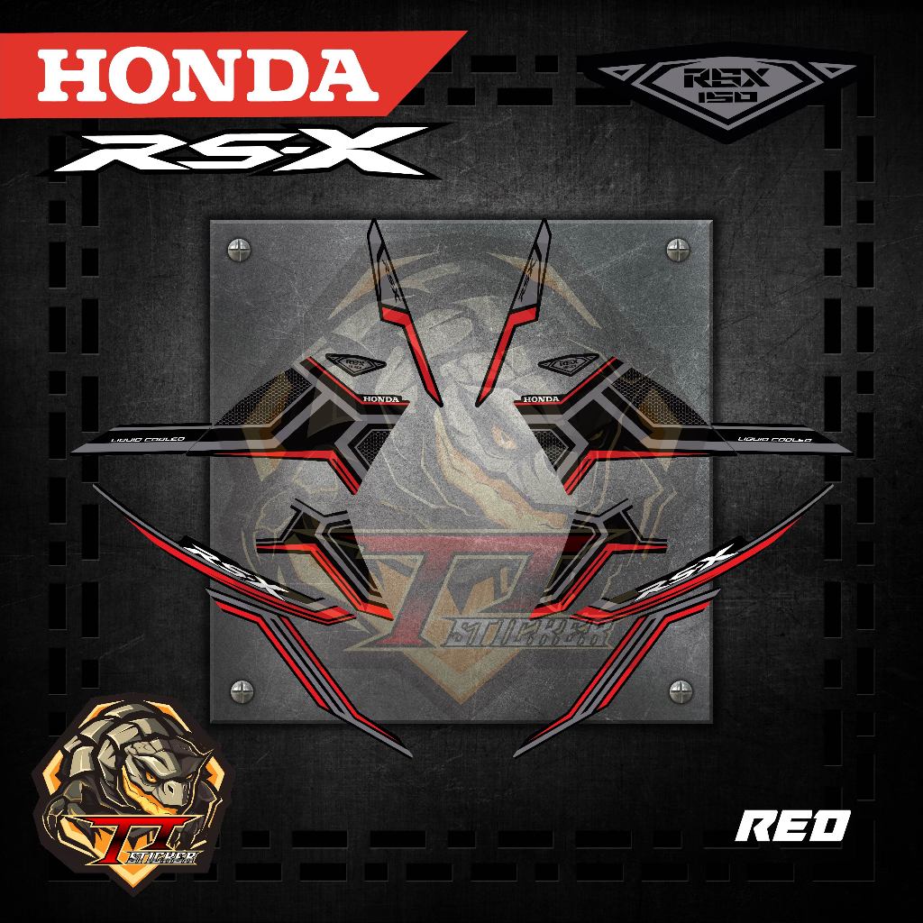 HONDA RSX 150 WINNER X 150 LINE VIETNAM DESIGN CUSTOM STRIPE BODY ...