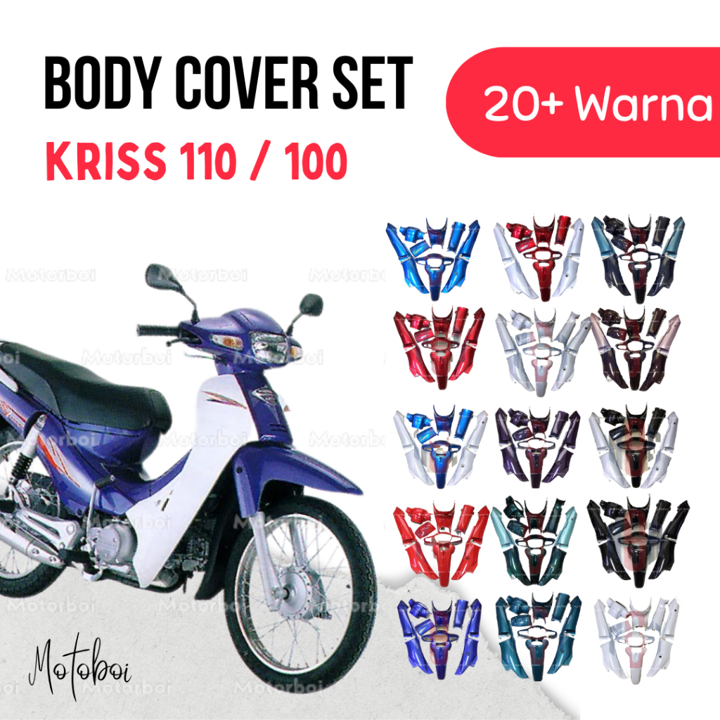 MODENAS Kriss110 Body Cover Set Bodyset Kit Color Parts Kriss 110 1 2 ...