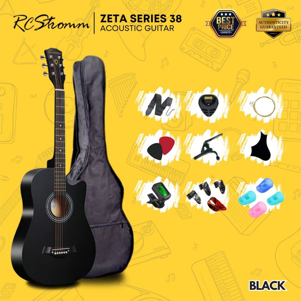 38 inch Guitar Package Guitar Set (038C Colour Defect) | Shopee Philippines
