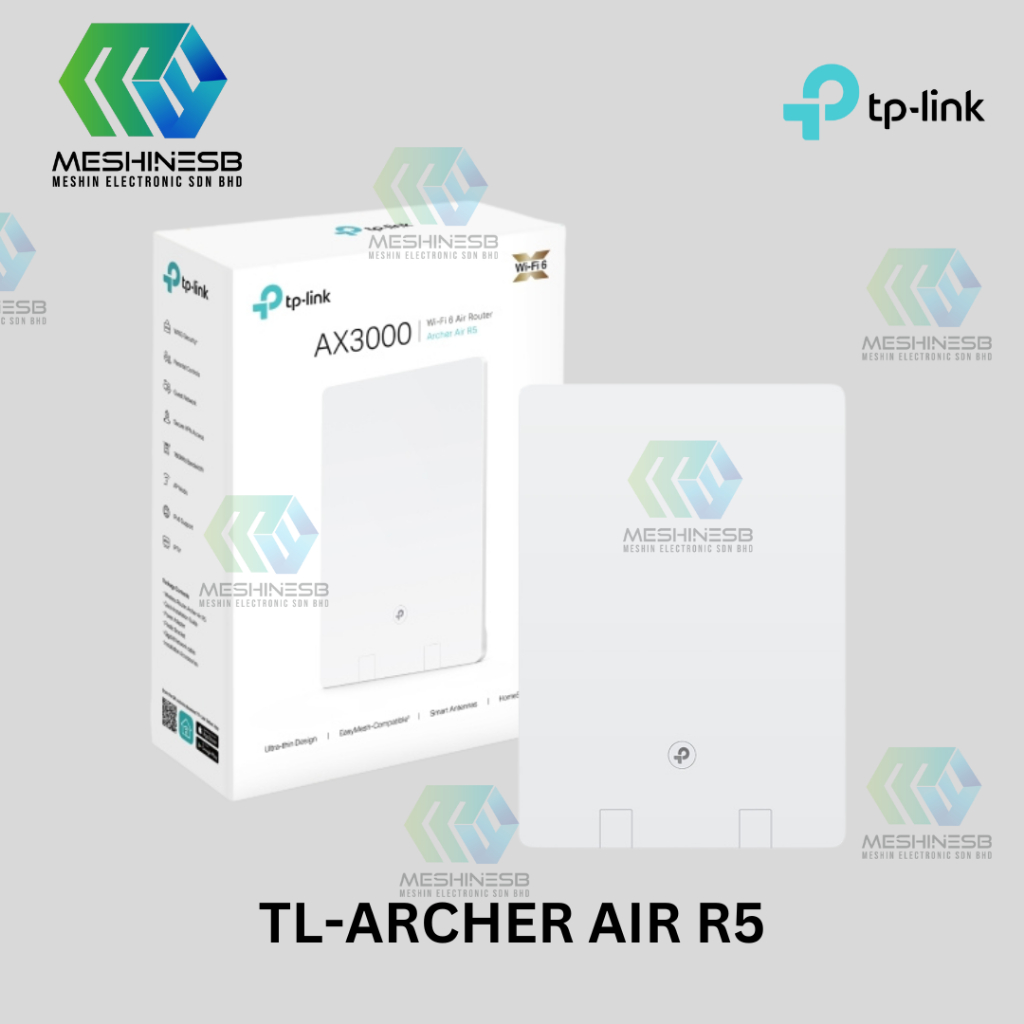 TP-Link Archer Air R5/AX3000 Dual-Band Wi-Fi 6 Air Router | Shopee ...