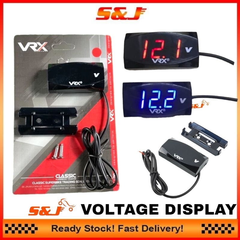 VRX UNIVERSAL METER VOLTAGE DISPLAY METER VOLTAGE METER VOLT DIGITAL ...