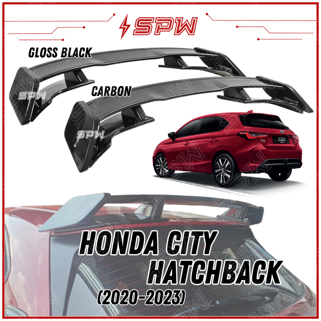 Honda City Hatchback (2020-2024) AMG Spoiler Rear Bumper Spoiler Lip HB ...