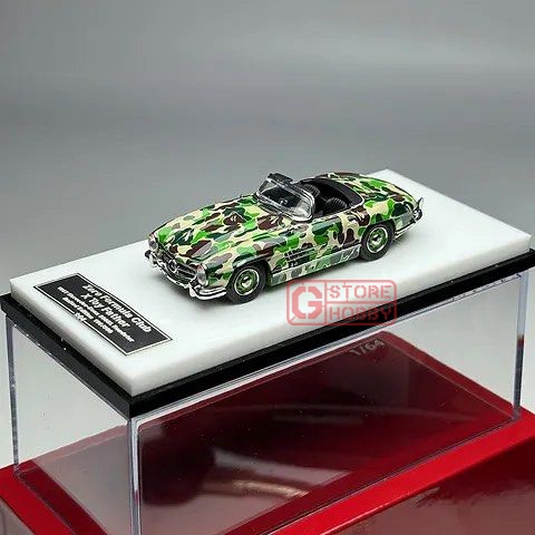 ZFC 1/64 Mercedes Benz 300SL Roadster (W198) Camo Green BAPE Style ...