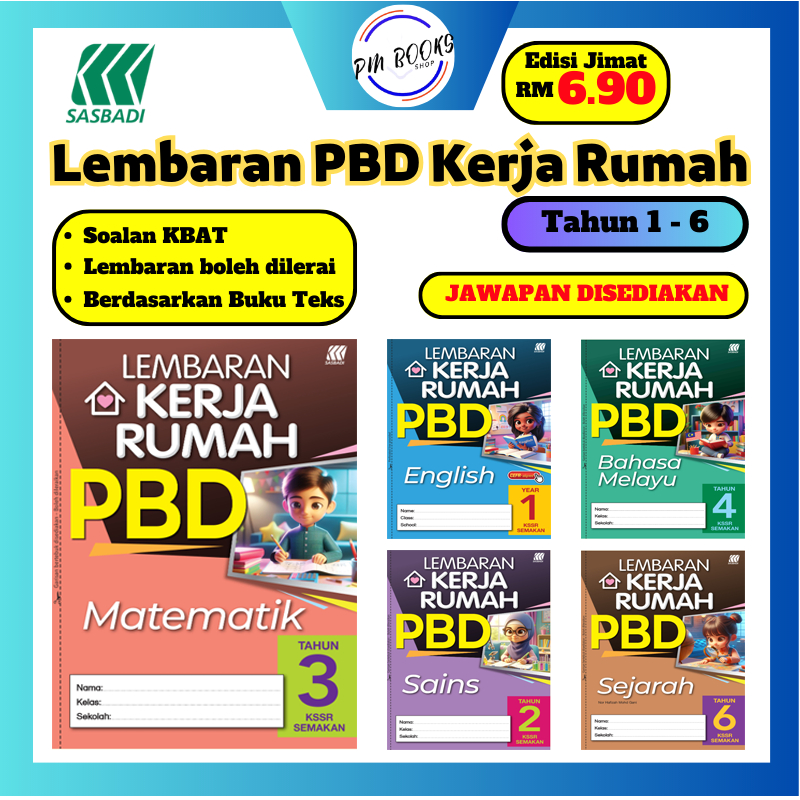 [PMBOOK] Sasbadi Home Work Sheet PBD KSSR 2024 Edition - Practice Book ...