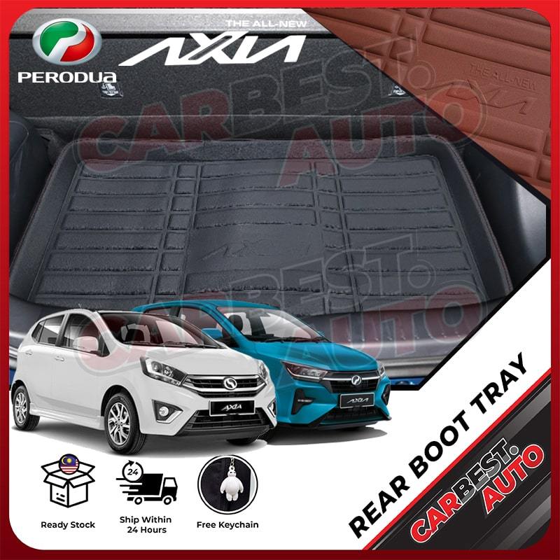 [NEW]Perodua Axia 2014-2024 G X SE AV Car Leather Rear Boot Tray Trunk ...