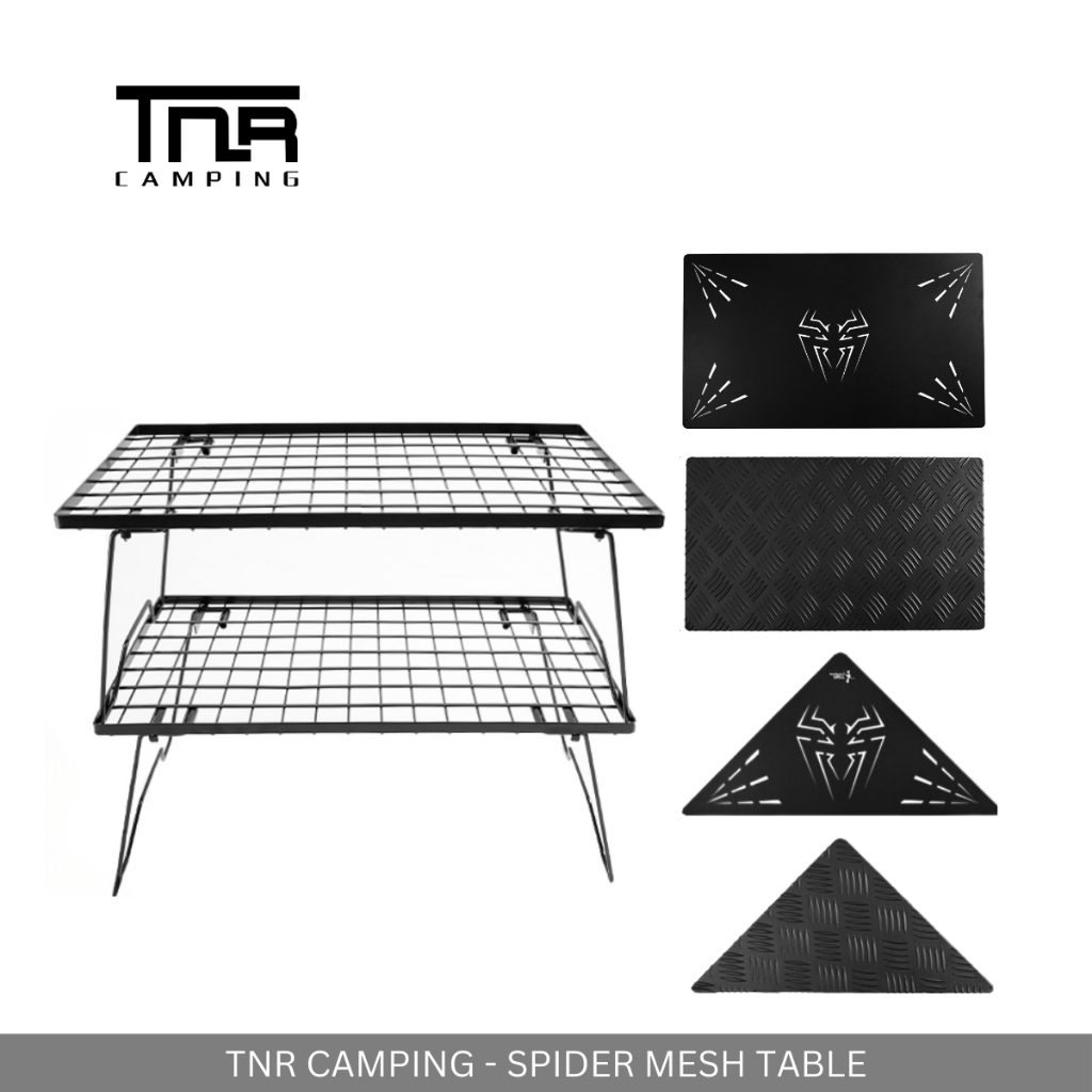 TNR CAMPING - COMBINATION SPIDER TABLE FOLDABLE MIX MATCH SPACE-SAVING ...