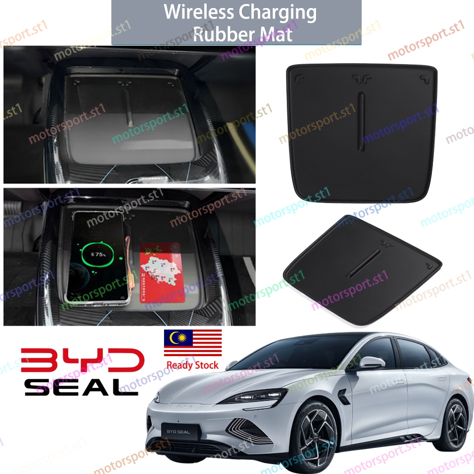 BYD Seal Wireless Charging Rubber Mat Waterproof Clean Reduce Noise for ...