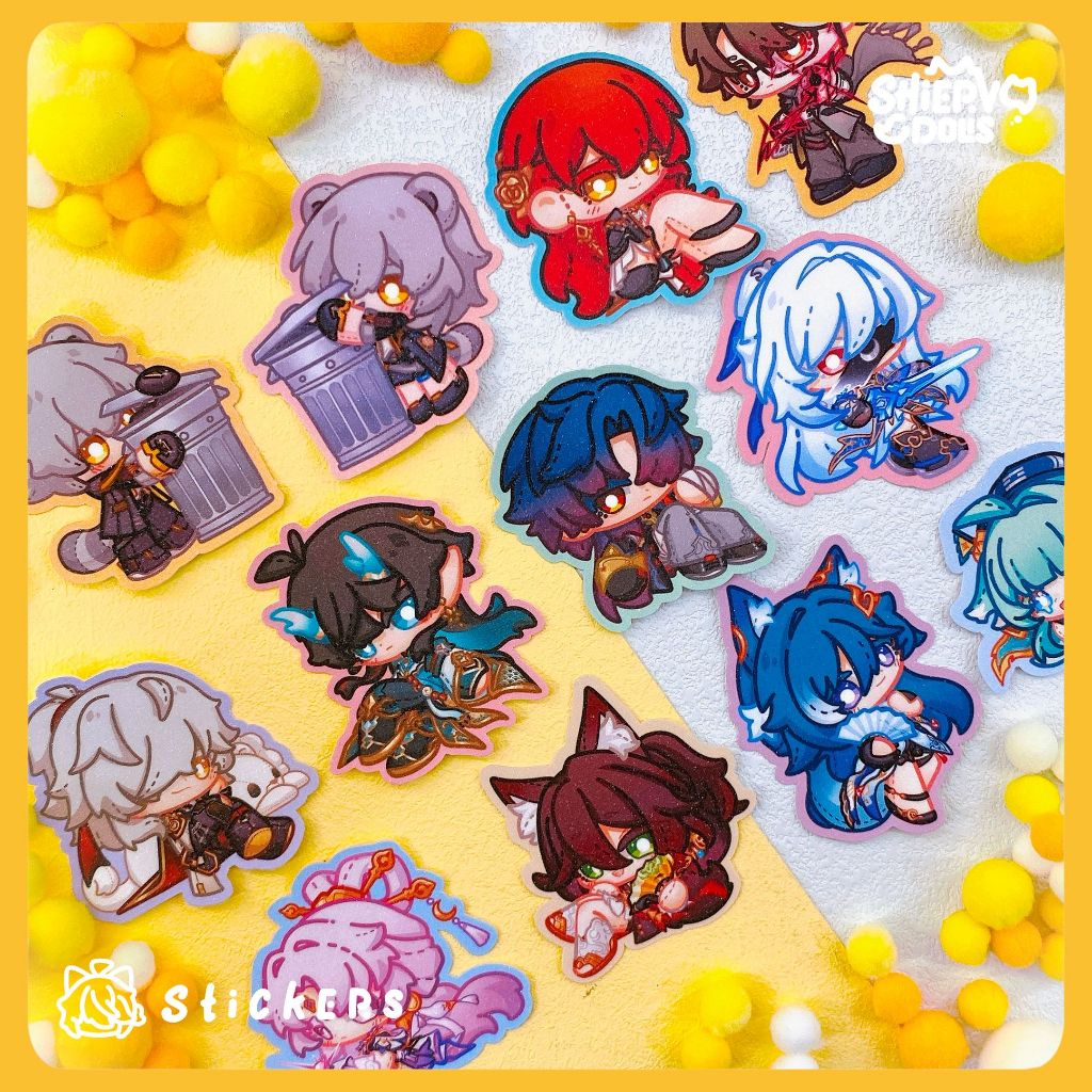 [Shiervodolls] HSR Stickers Honkai Star Rail 崩坏星穹铁道 貼紙 | Shopee Philippines