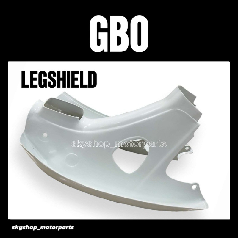 HONDA GBO / GBOJ LEG SHIELD (OEM) WHITE LEGSHIELD FRONT COVER C70 GBOJ ...