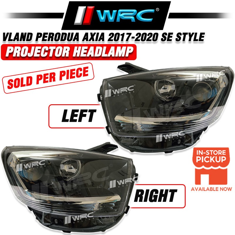 Vland Perodua Axia 2017 - 2020 SE Style Projector Headlamp ( 1pc ...