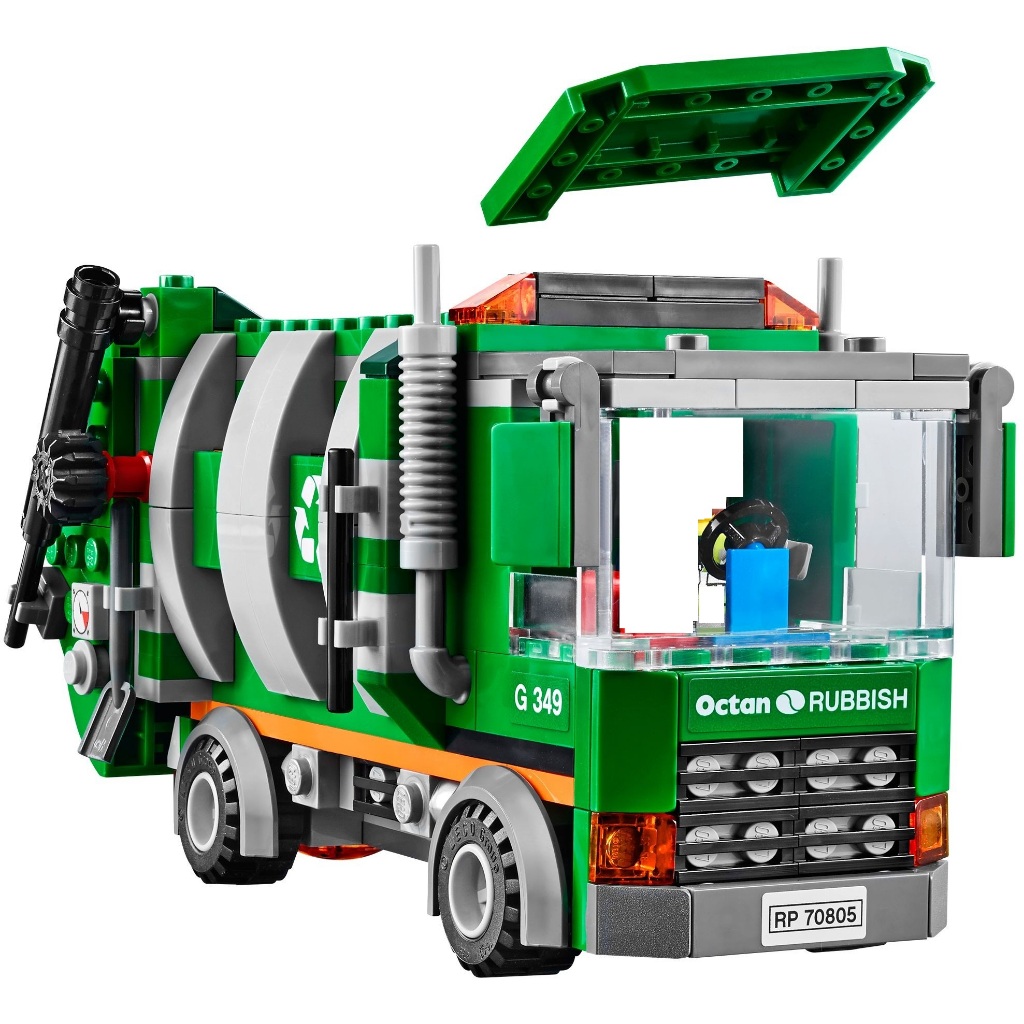 Lego 70805 Lego Movie Trash Chomper (Split Built Set), City Garbage ...