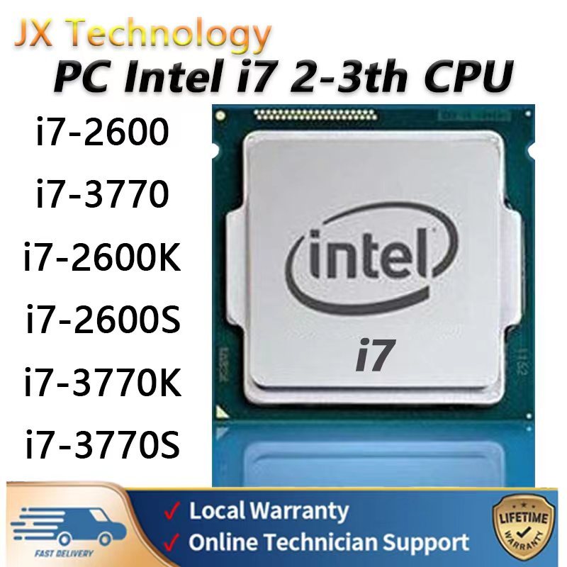 PC Intel Core i7 2600 3770 2600K 2600S 3770K 3770S CPU Desktop Gen ...