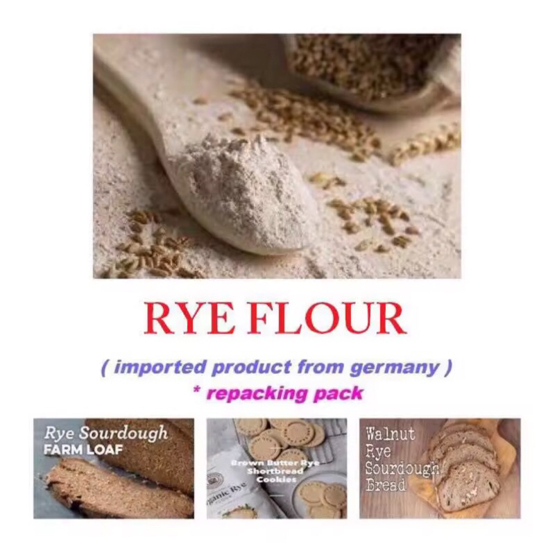 Rye Flour ireks 1kg / Germany Rye Flour / Tepung Rye / 德国黑麦粉 | Shopee ...