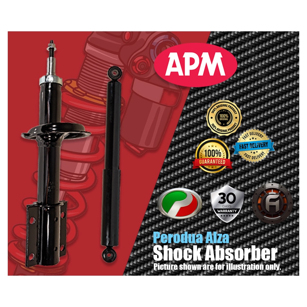 PERODUA ALZA FRONT / REAR SHOCK ABSORBERS (AMP) | Shopee Philippines