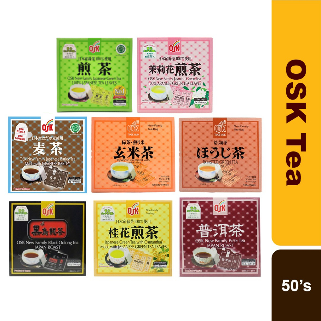 OSK Japanese Green Tea Assorted 2gx50s | Shopee Philippines