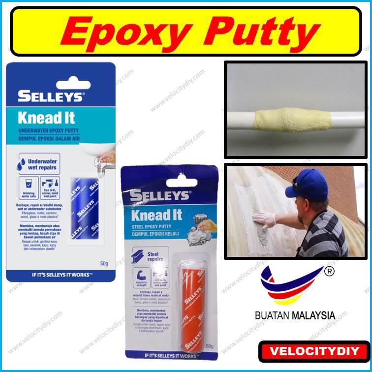 (塑钢土)Selleys Knead it Underwater Epoxy Putty Steel Epoxy Putty 50gm ...