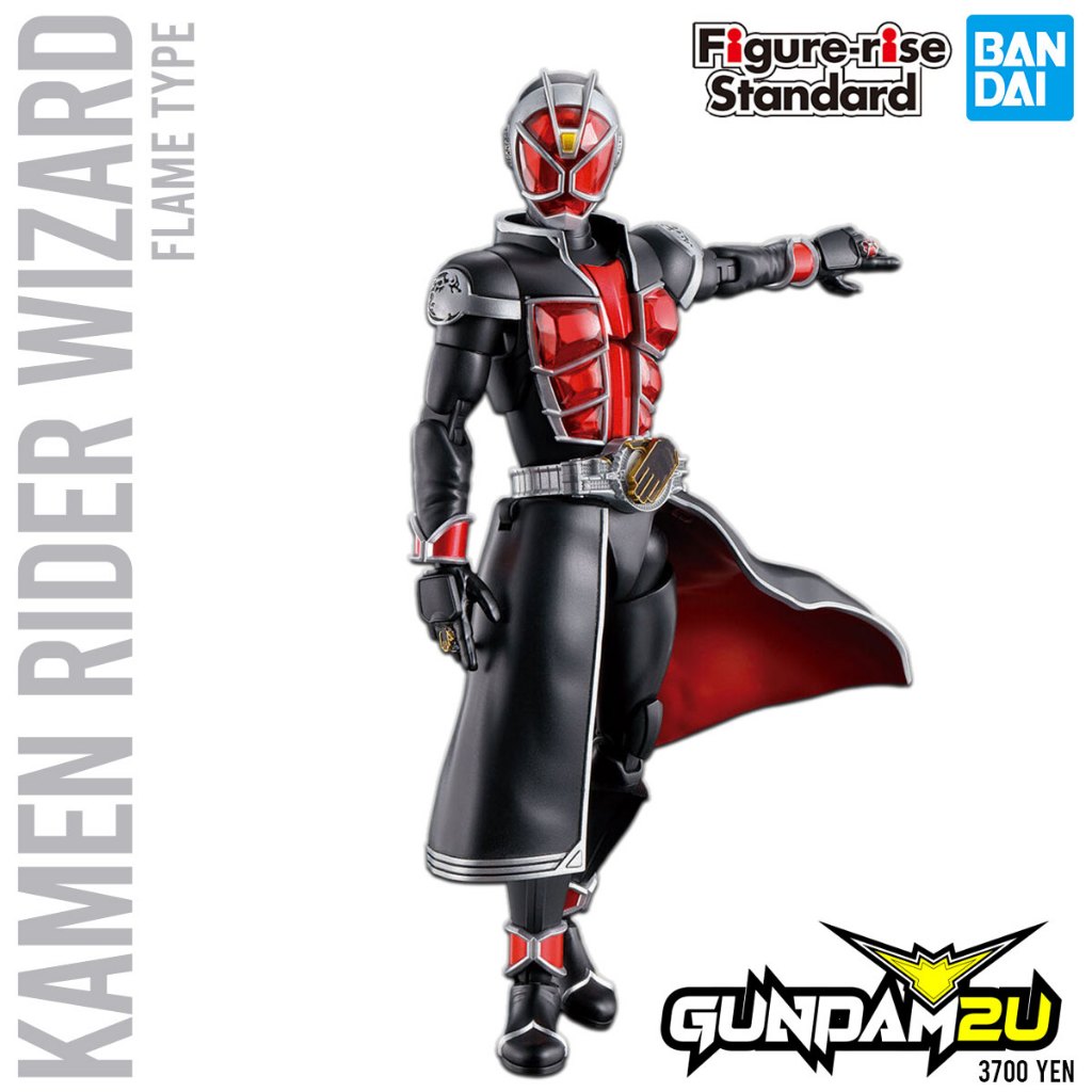 BANDAI FRS Kamen Rider Wizard Flame Style - Figure-rise Standard Heisei ...