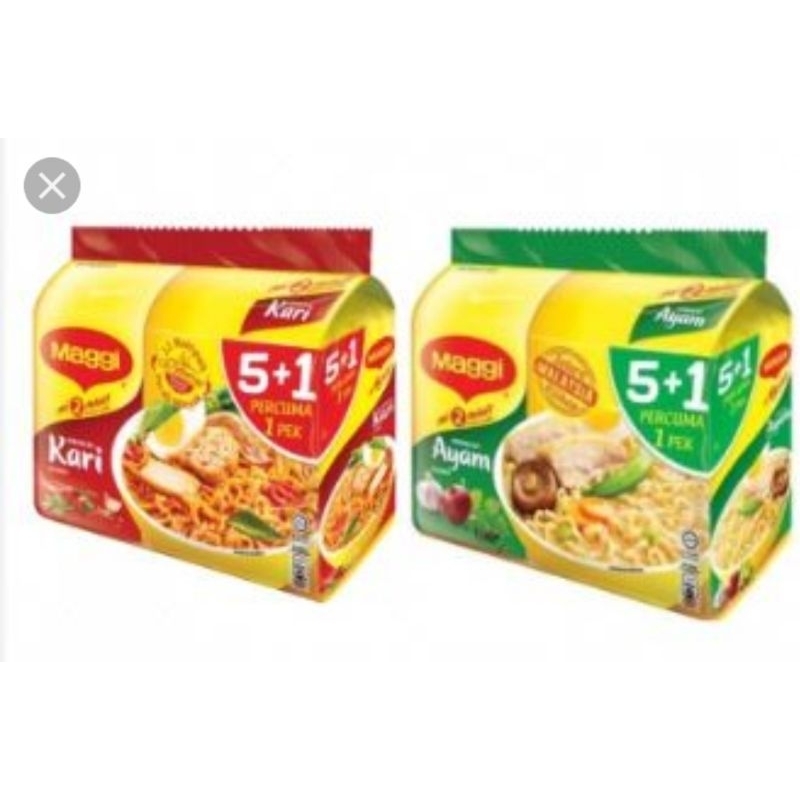 Maggi 2 Minit Curry/Ayam (5x79g) / (5+1 79g) | Shopee Philippines