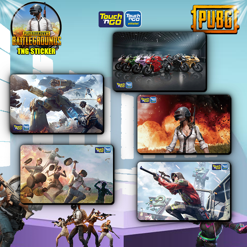PUBG TNG Sticker - Tng Touch N Go/Bank Card Sticker Cover (Buy4Free1 ...