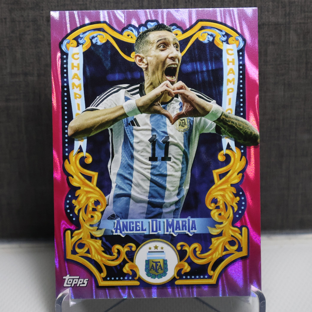 Di Maria /50 Topps Fileteado Argentina SP Red Insert Football Card ...