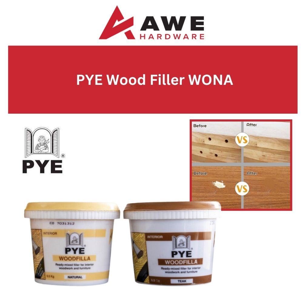 Natural PYE Wood Filler WONA | Shopee Philippines