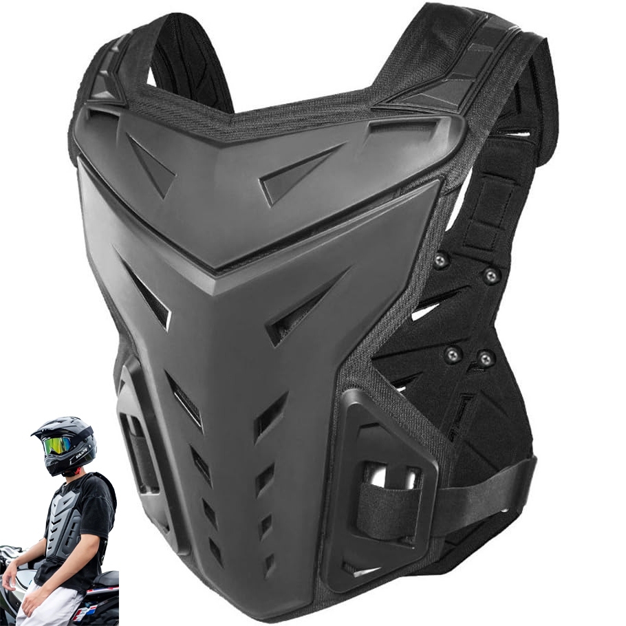 SULAITE Motorcycle Chest Armor Body Guard Vest Riding Protection ...