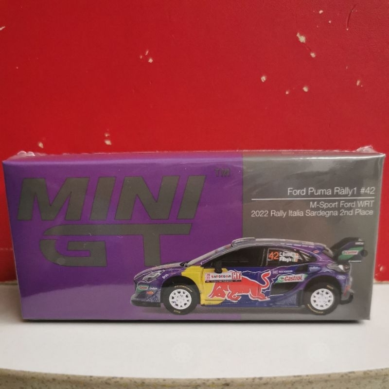 Mini GT 627 Ford Puma Rally 1 42 - M-Sport Ford WRT 2022 Rally Italian ...