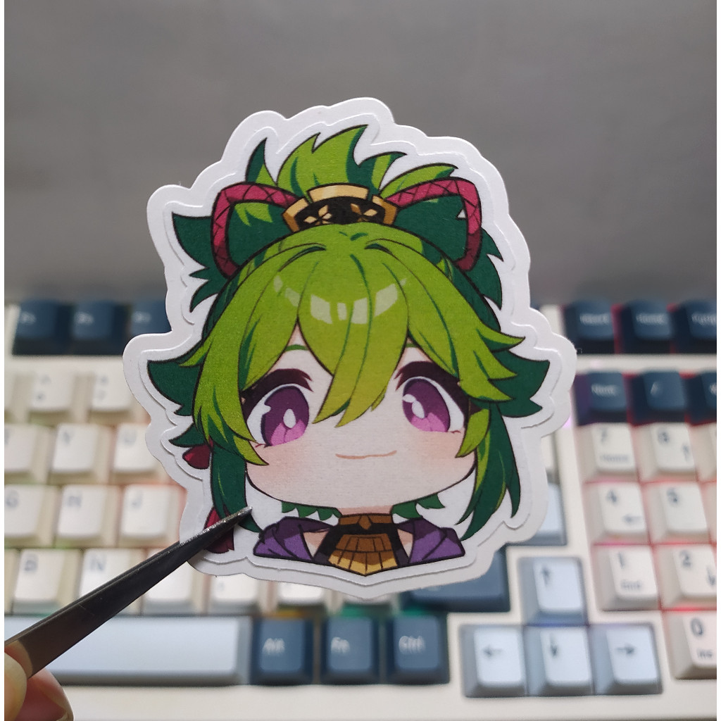 Kuki Shinobu - Genshin Impact Meme Stickers Wide Face Series ...