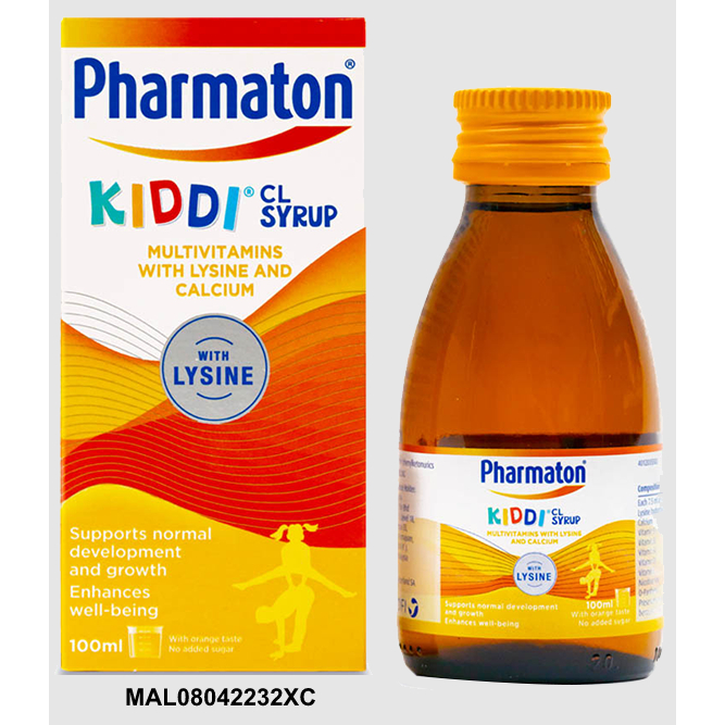 PHARMATON KIDDI CL SYRUP 100ML [EXP 10/24] | Shopee Philippines