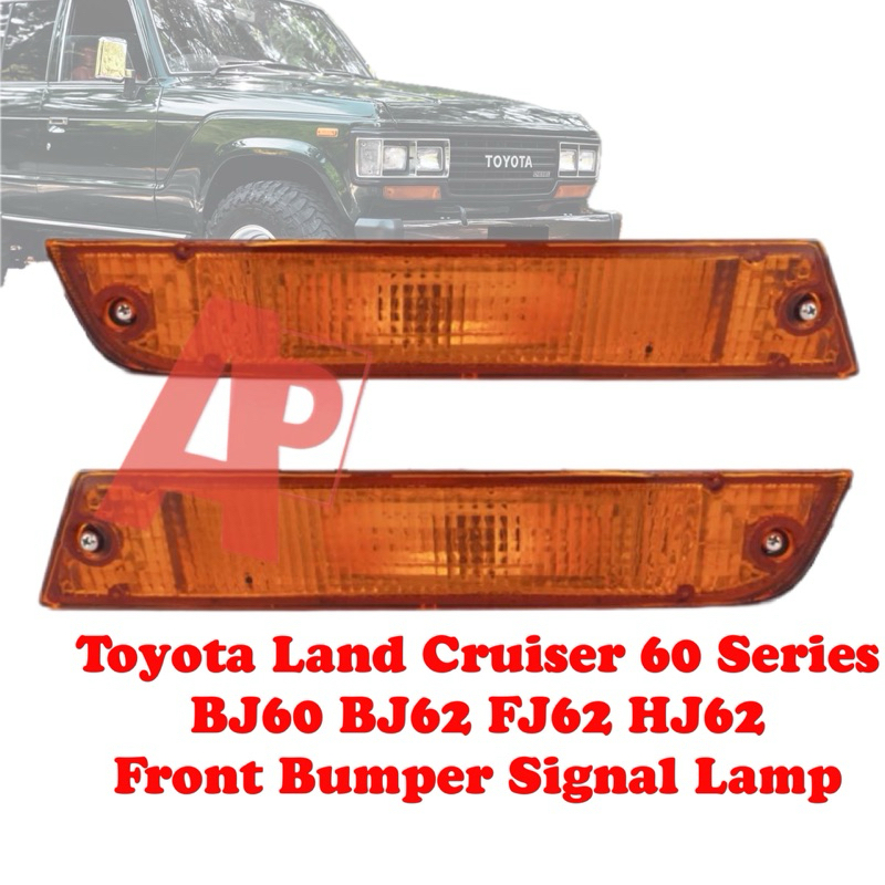 Toyota Land Cruiser 60 Series BJ60 BJ62 FJ62 HJ62 Front Bumper Signal ...