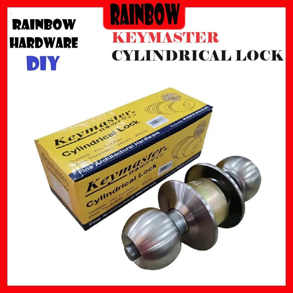 KEYMASTER CYLINDRICAL LOCK SET / KEYED ENTRANCE LOCK SET / PINTU LOCK ...
