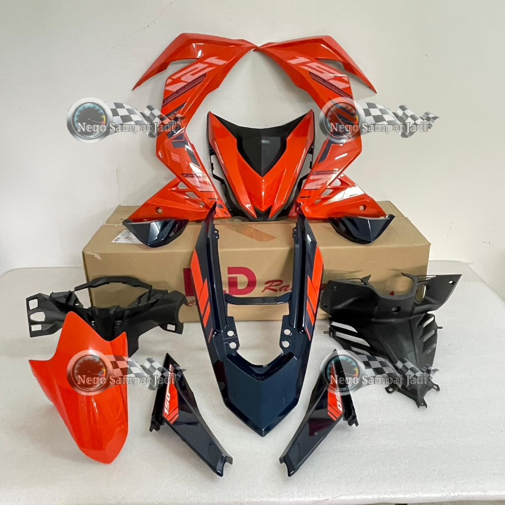 HLD Body Cover Set Batman Orange Purba For RS150 V1 | Shopee Philippines