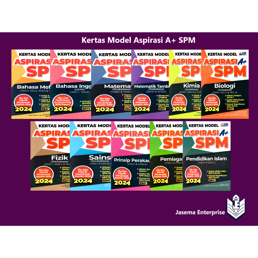 Aspiration Model Paper A+ SPM Bm English Mathematics Material Physical ...