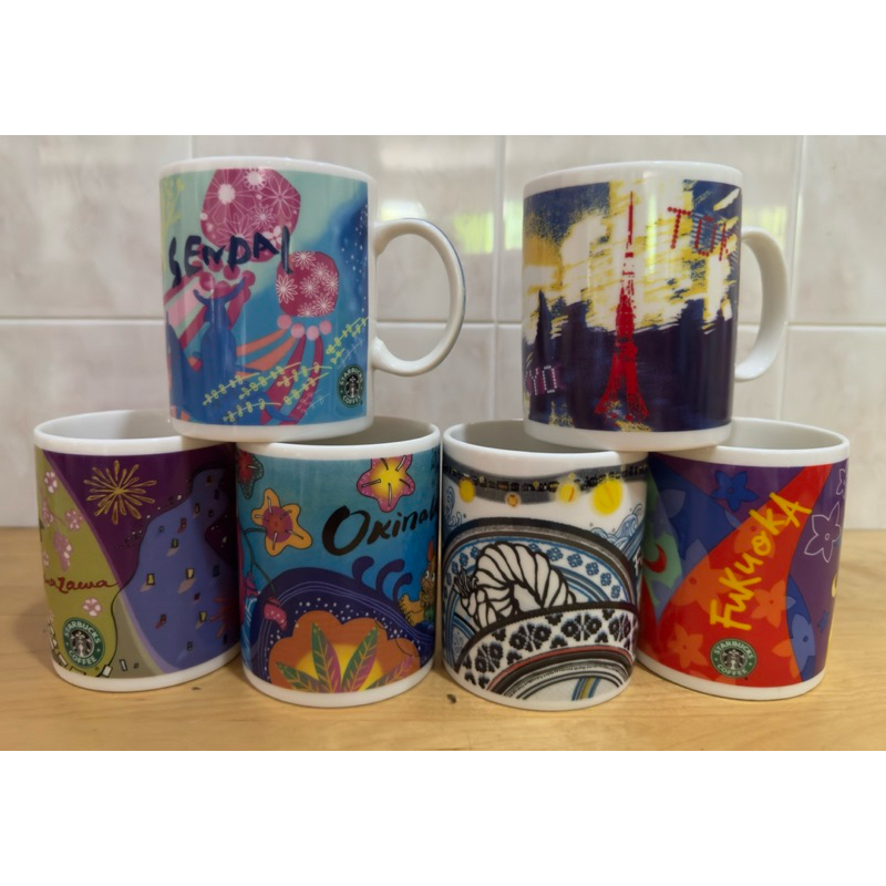 Starbucks Japan Old Logo Mug 12oz 355ml SENDAI/TOKYO/KANAZAWA/FUKUOKA ...