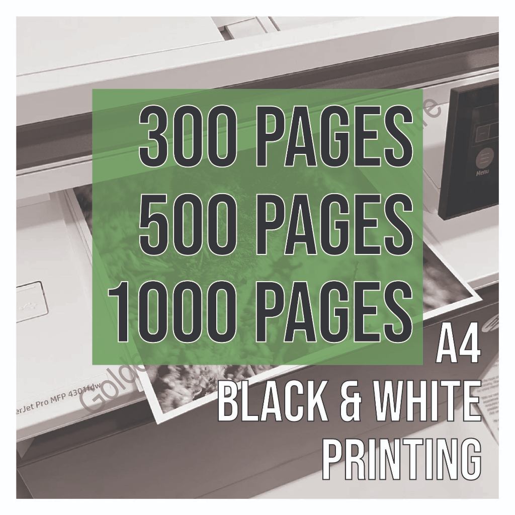 THESIS PRINT A4 size - B&W (BUNDLE) | Shopee Philippines