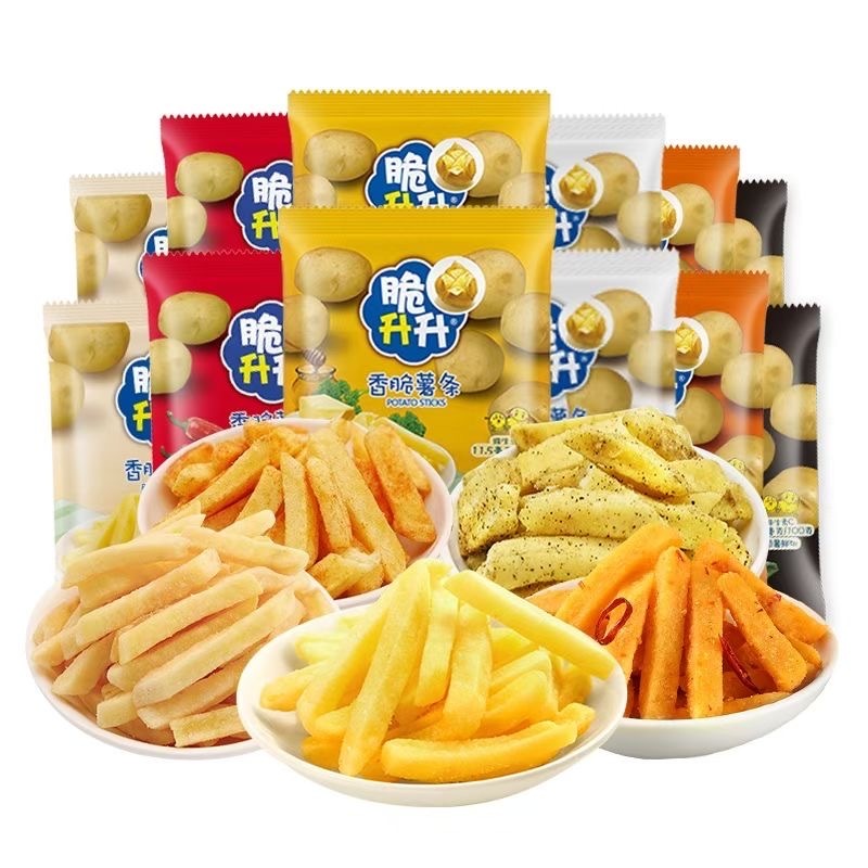 Crispy Sheng Crispy French Fries 20g Butter Tomato Barbecue Original ...