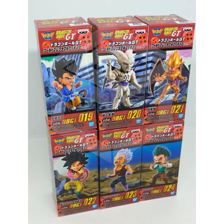 BANPRESTO WCF DRAGON BALL GT VOL.4 [KID GOKU+SS4 GOKU+NUOVA+SYN SHENRON+KRILLIN+BABY VEGETA ...
