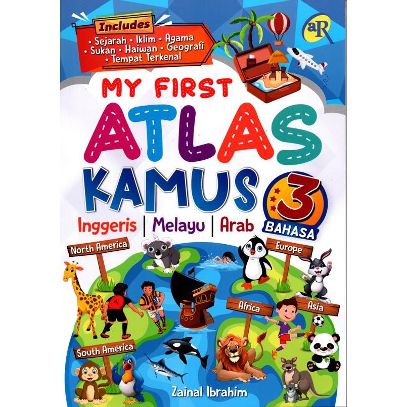 AR-RISALLAH My First Atlas Dictionary 3 English-Malay-Arabic | Shopee ...