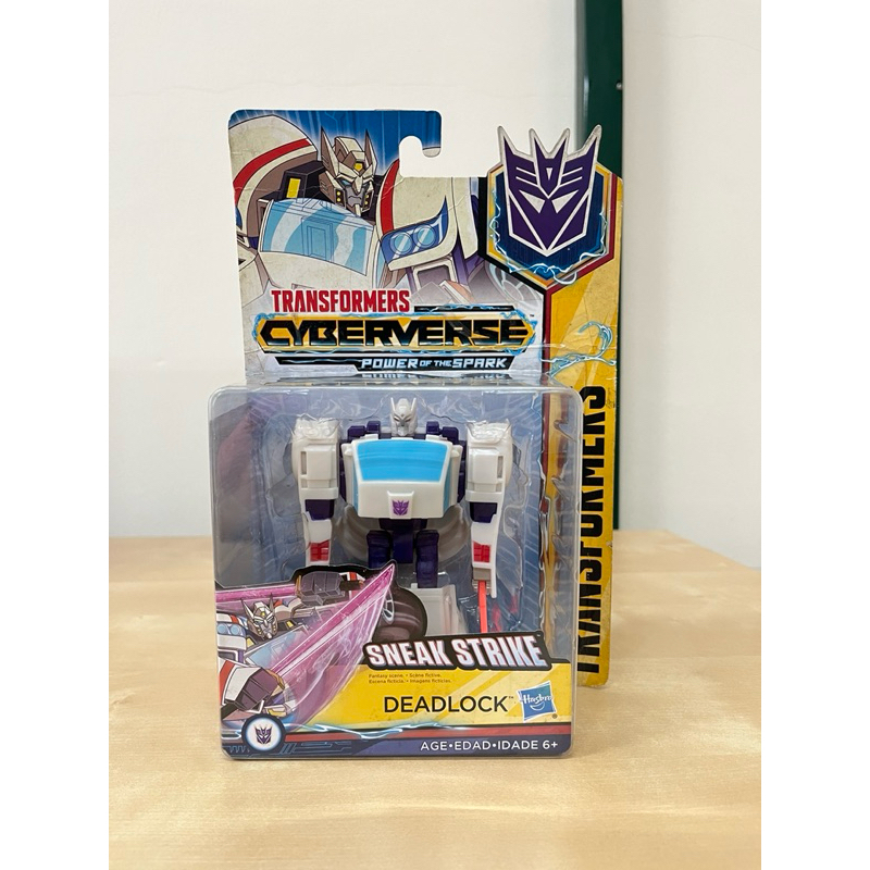 Transformers Cyberverse Sneak Strike Bumblebee Warrior Class Deadlock ...