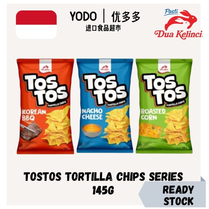 Tostos Tortilla Chips Series Nacho Cheese/ Roasted Corn 145g 玉米片系列 芝士味 ...