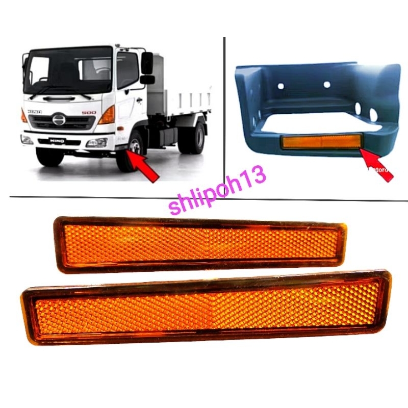 1Pc Hino Validus 500 Series Foot Step Reflector (RH/LH) | Shopee ...