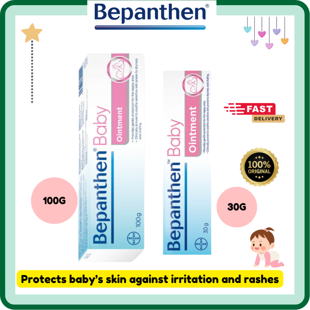 Bepanthen Baby Ointment 30g&100g EXP: 02/2027 & 07/27 Dry Skin ...