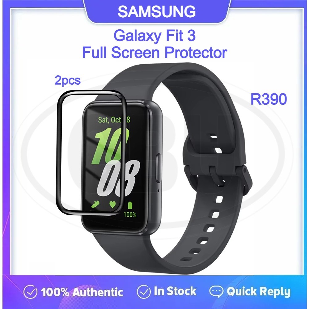 Samsung Galaxy Fit 3 / Fit3 / SM-R390 / R390 3D Full Cover Screen ...