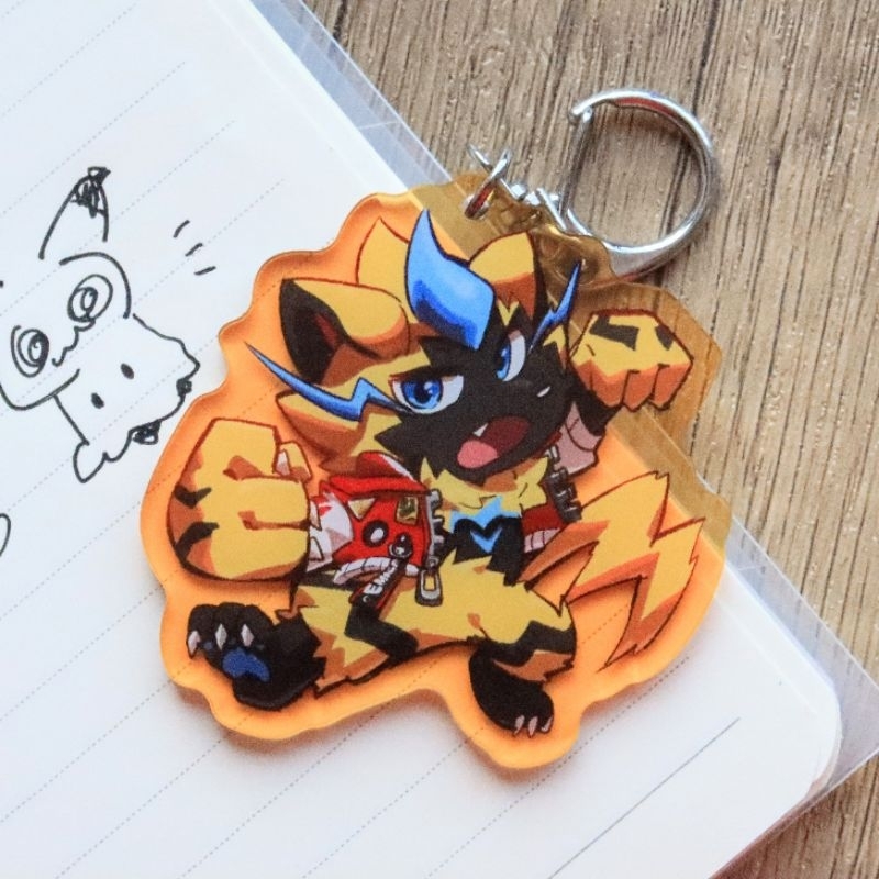 POKEMON Keychain! Mimikyu/Charizard X/Zeraora/ Furry/Art by Marsh ...