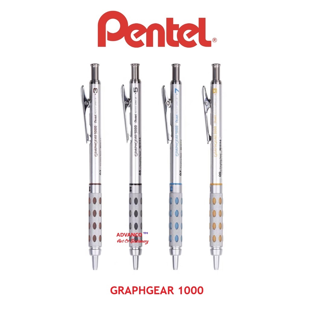 PENTEL GRAPHGEAR 1000 DRAUGHTING PENCIL / MECHANICAL PENCIL (AVAILABLE ...