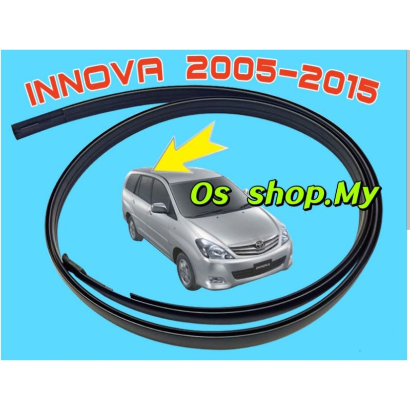 Toyota Innova 2005-2015 Roof Moulding roof Rubber Getah Bumbung clip ...