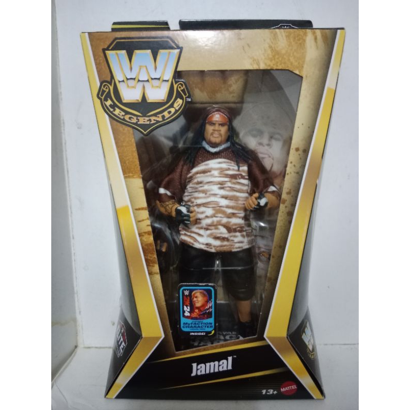Mattel WWE Elite Legends Jamal 3-Minute Warning Wrestling Action Figure ...